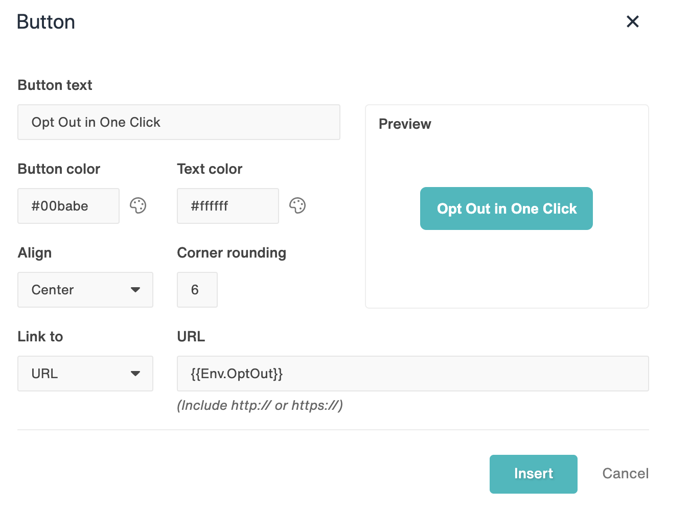How to Add an Opt-Out Link to an Email – Act-On Connect Home