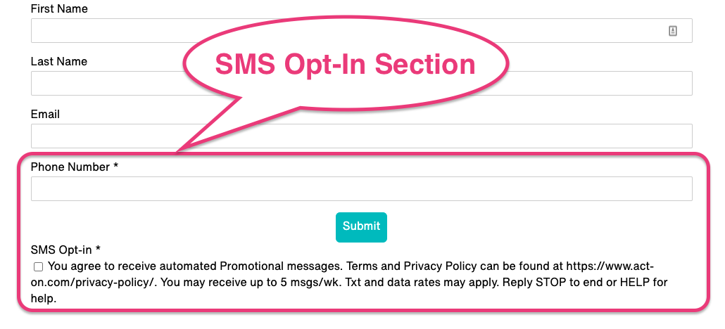 SMS Opt In Guide Act On Connect