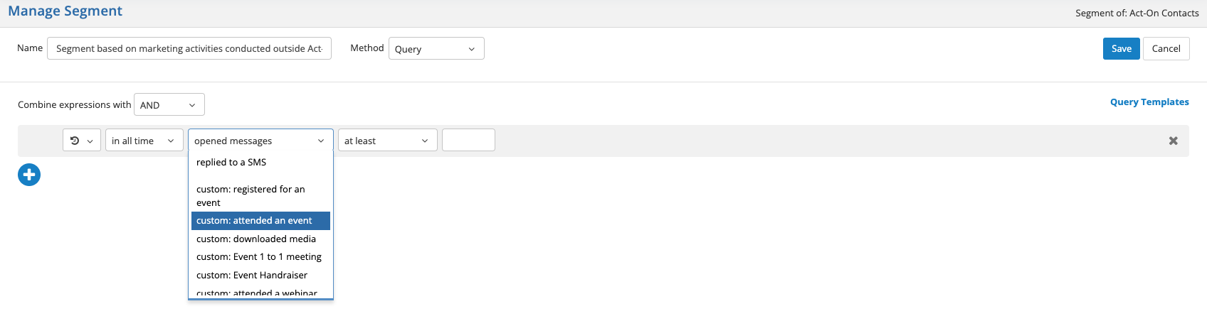 Using Custom Touch Points For Segmentation Act On Connect Home 