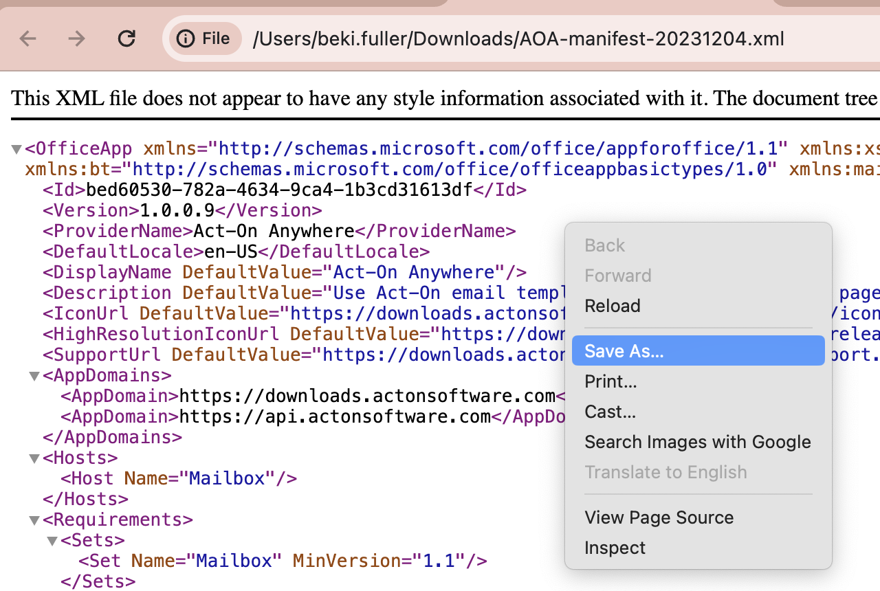 Act-On Anywhere for Outlook (2023 version) Installation Guide – Act-On ...