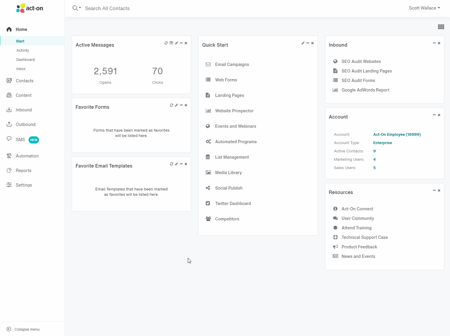 Enabling Email Templates For Salesforce Act On Connect